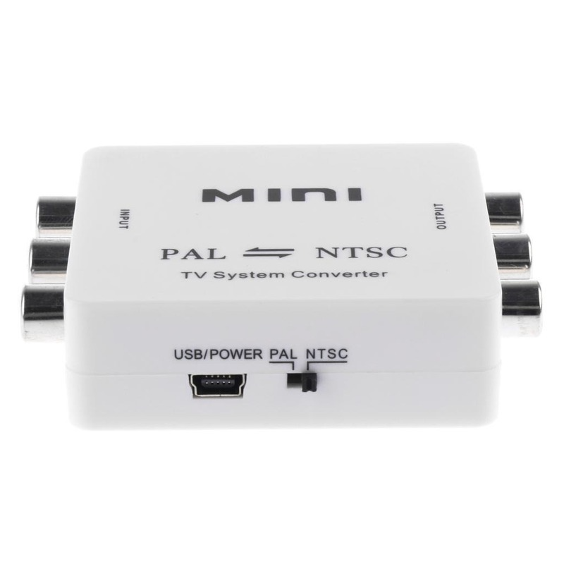 PAL/NTSC/SECAM to PAL/NTSC Mini Bi-directional TV System Converter ...