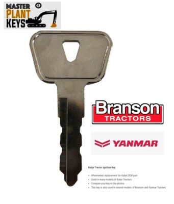 Kukje Branson Yanmar Montana Tractor 52160 Master Plant Keys Ignition ...