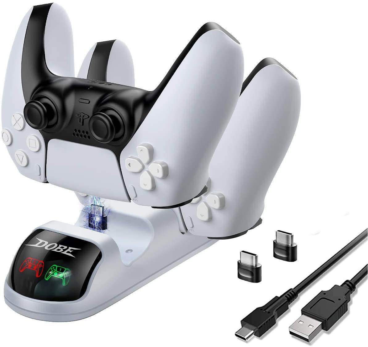 PS5 Controller Charger ,Dual Fast Charging Station For Sony PlayStation 5