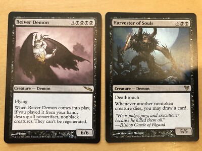 MTG Harvester of Souls / Reiver Demon (NM) | eBay