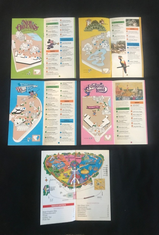 Disney Ephemera Disneyland Resort 1985 30th Anniversary Souvenir ...