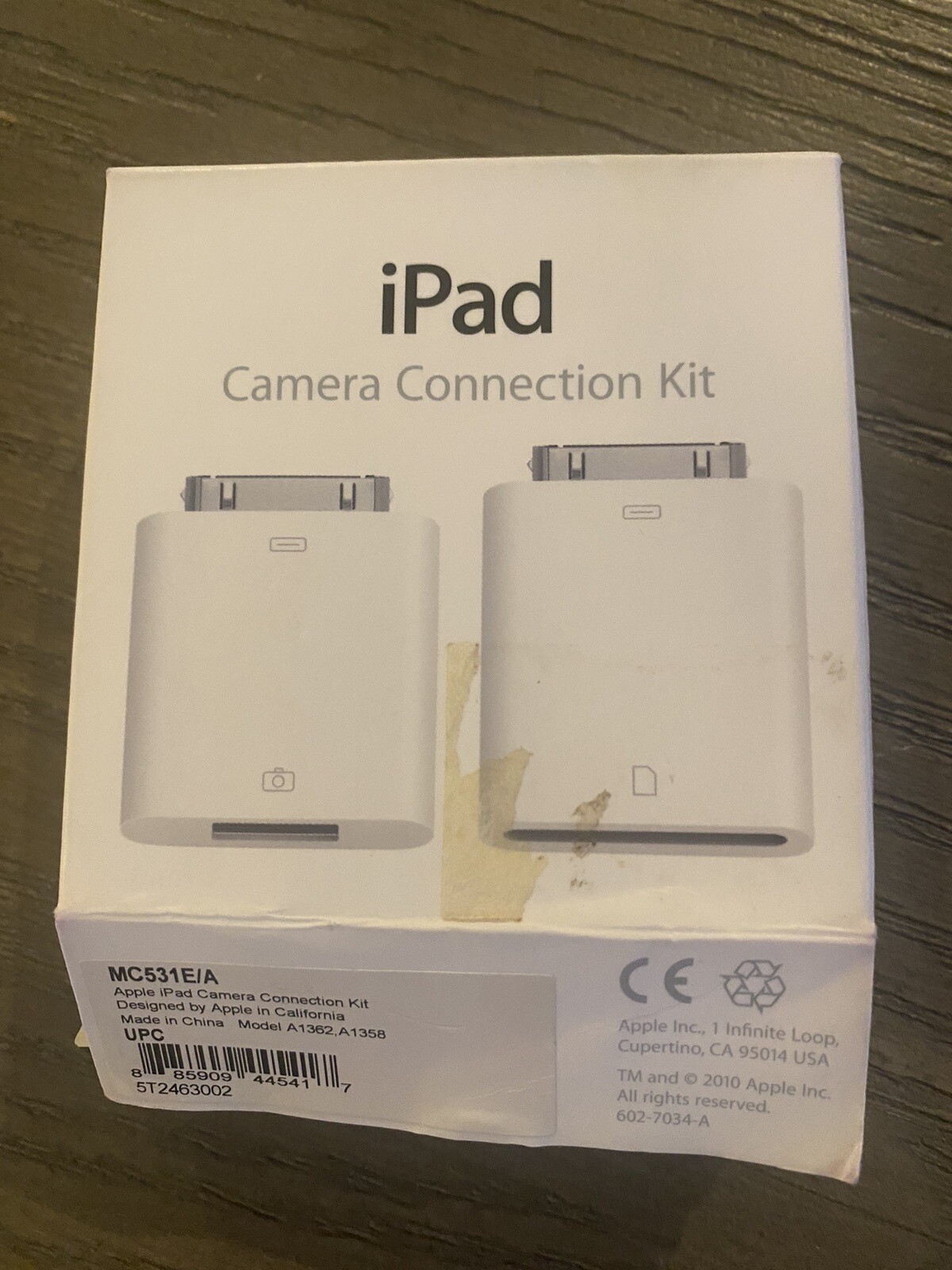 iPad Camera Connection Kit MC531E/A Genuine OEM Apple Accessory Adapter ...
