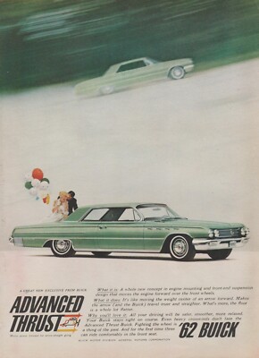 1962 Advanced Thrust Buick Electra - Balloon Party Couple - Print Ad ...