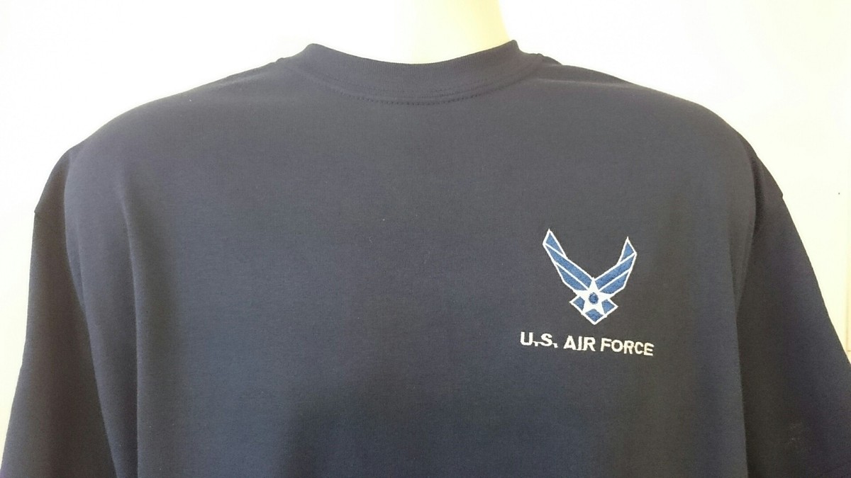 Us Air Force T Shirts U.S. Air Force Logo Black Shirts Etsy