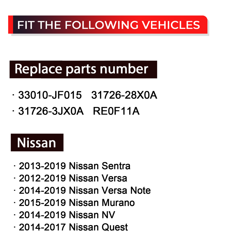 3Pcs Transmission Oil Filters with Pan Gasket For NISSAN SENTRA VERSA ...