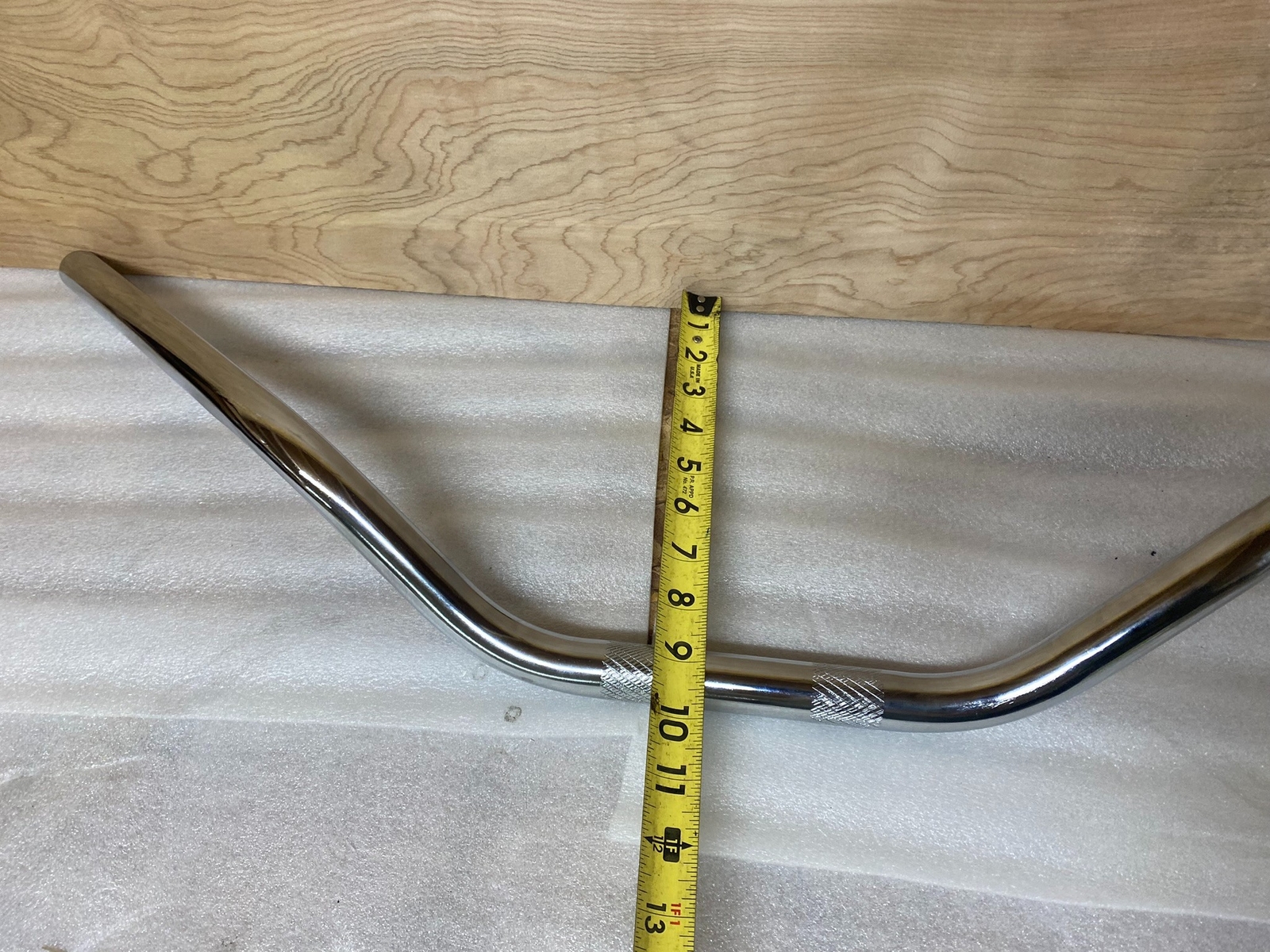 Handlebars Harley 883 1200 1" Low 4" 34" W dimpled Dyna FXR FXD ...