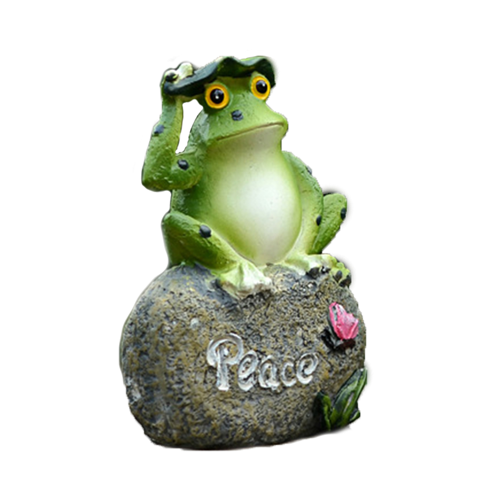 Animal Figurine Realistic Looking Rust-proof Simulated Frog Figurine ...