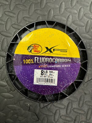 Bass Pro Shops XPS KVD Signature 100% Fluorocarbon Fishing Line 1000 ...