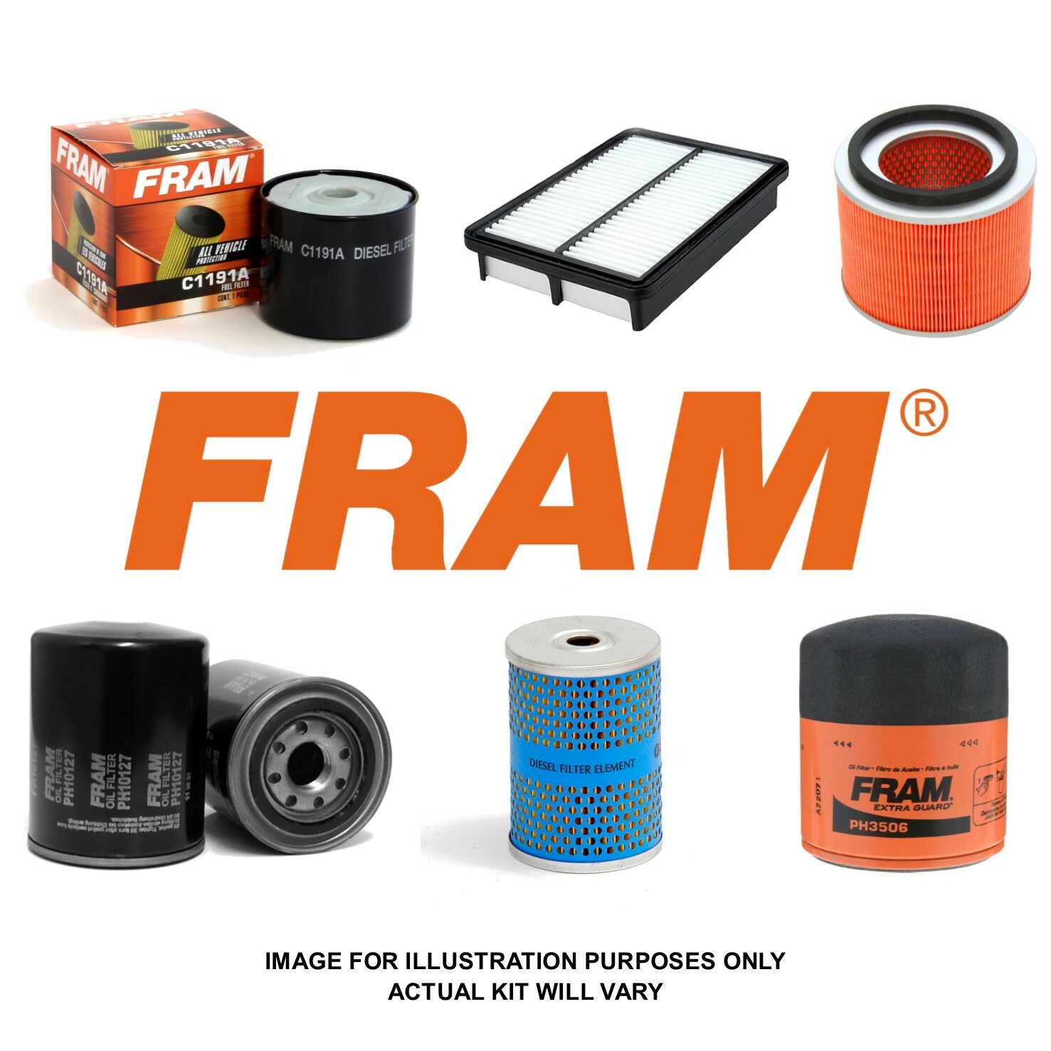 FRAM FILTER KIT FOR FUSO CANTER 95-96 3.9 FE539 4D34-2A 4 CYL DIESEL | eBay