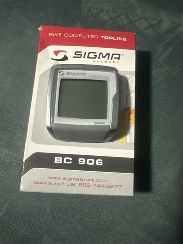 SIGMA Bike Computer Topline Model BC 906 | eBay