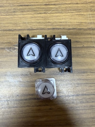(2) Innovation Industries Elevator Pushbutton White LED With Arrow | eBay