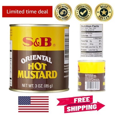 3-Ounce Hot Mustard Powder - Authentic Oriental Flavor for Your Kitchen ...