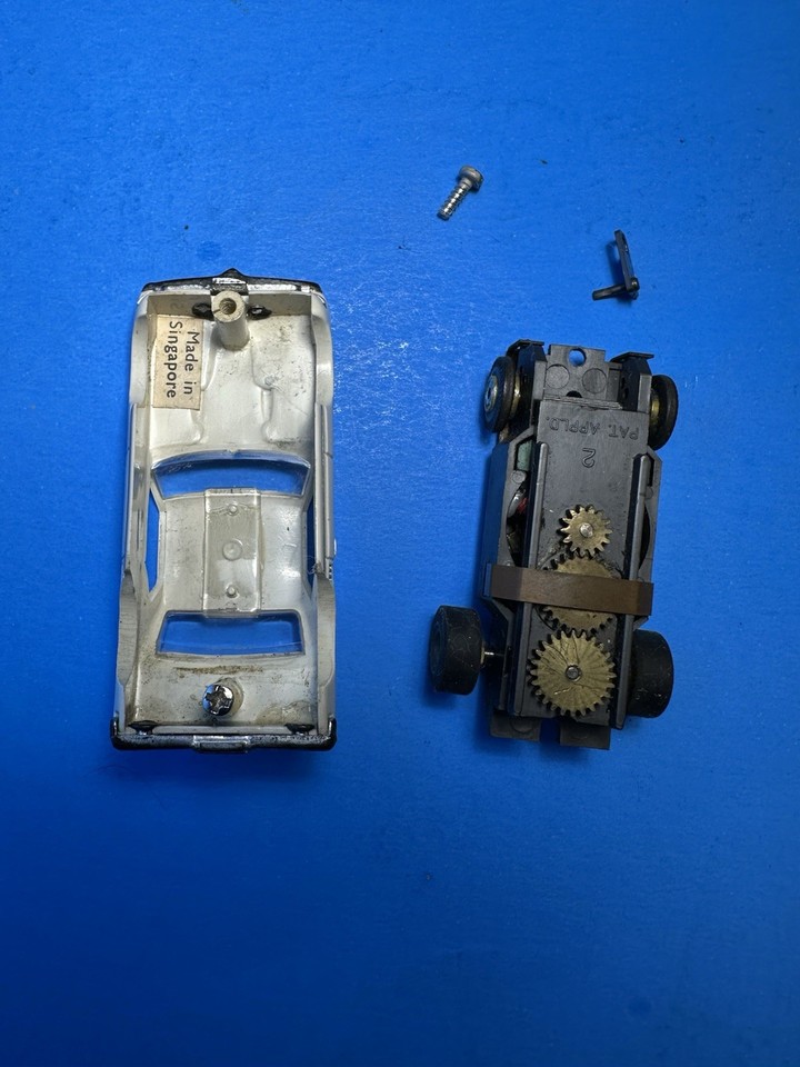 AURORA VINTAGE PONTIAC FIREBIRD RARE SNOW WHITE! T-JET! HO SLOT CAR ...