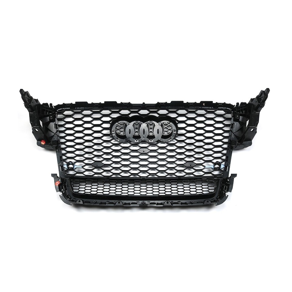 Honeycomb Sport Mesh Rs5 Style Hex Grille Grill Black For 09-12 Audi A5 ...