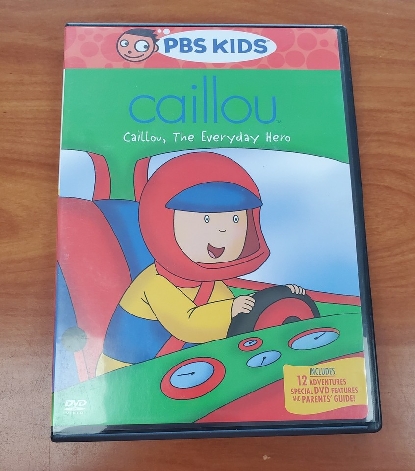 Caillou PBS Kids DVD's Set of 3 - family fun, everyday hero, big ...