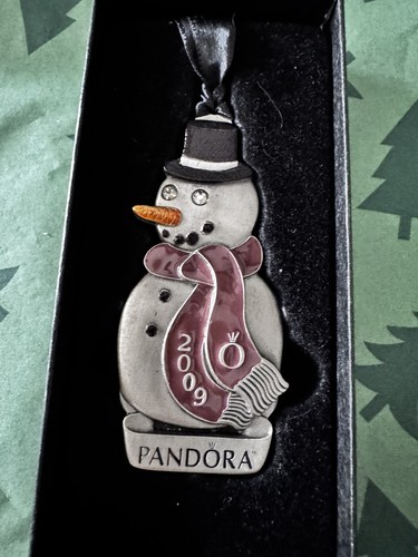 2009 Pandora Snowman Christmas Tree Ornament 2nd in Series Limited ...