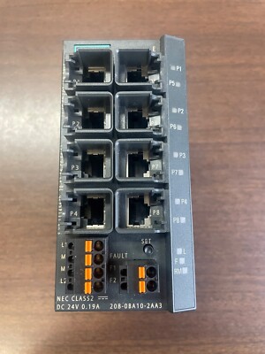Siemens Scalance X208 6GK5 208-0BA10-2AA3 Ethernet Switch **GUARANTEED ...