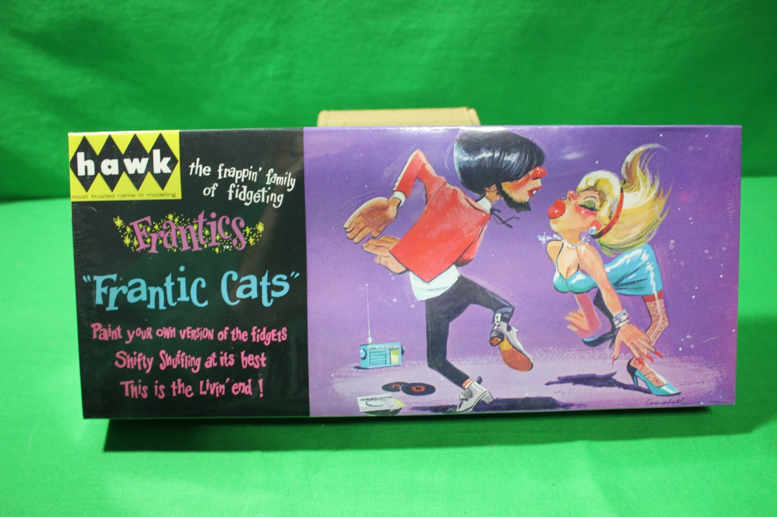 Hawk Classics Retro The Frantics " Frantic Cats " Plastic Model Kit ...