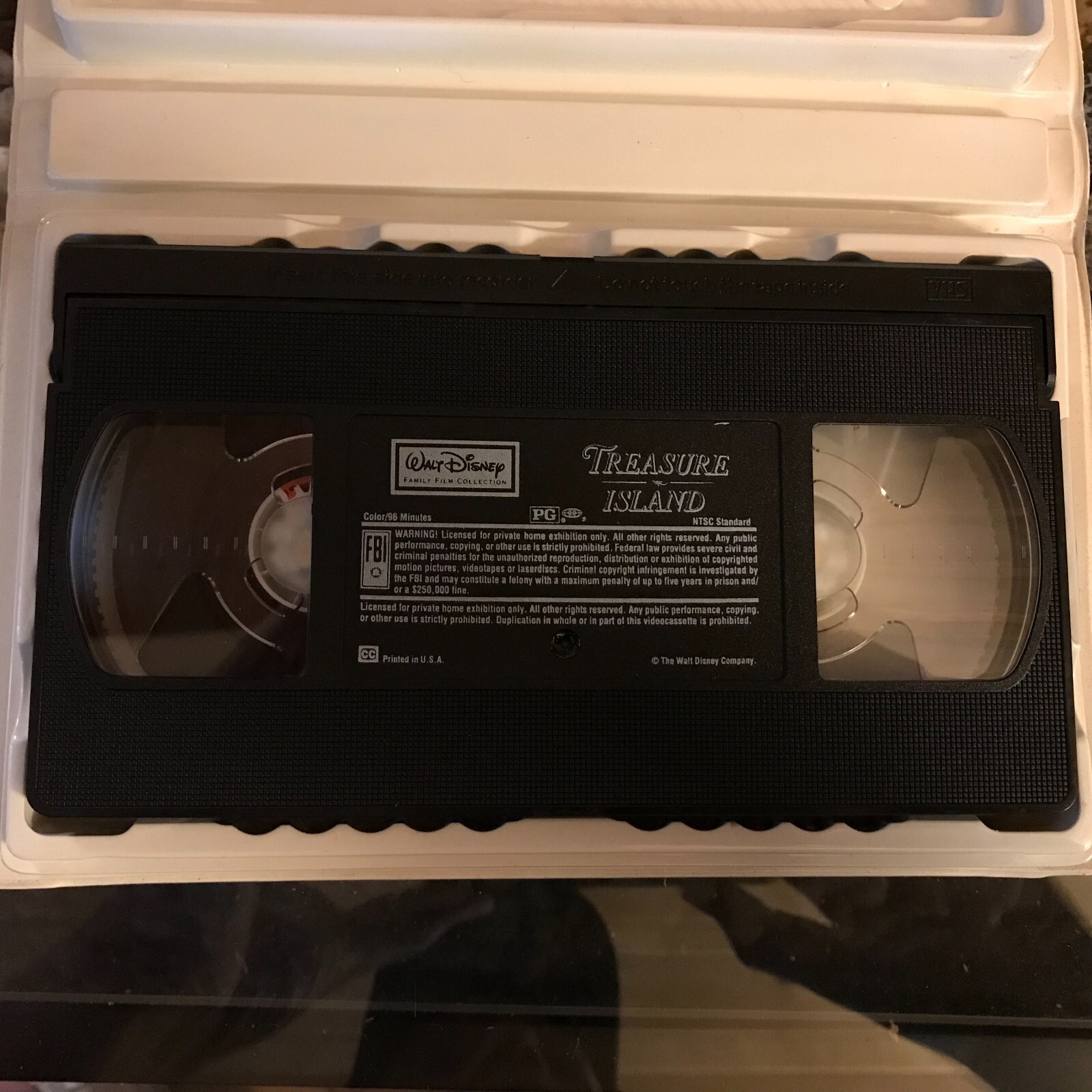 Film Classics Treasure Island VHS Pirate Adventure Walt Disney ...