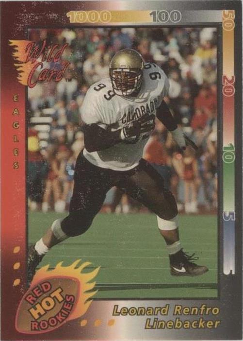 1993 Wild Card - Red Hot Rookies Leonard Renfro #ERHR-45 (RC) for sale ...