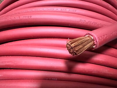 Flexible Battery / Welding Cable 2/0 AWG Solar optional Black and/or ...