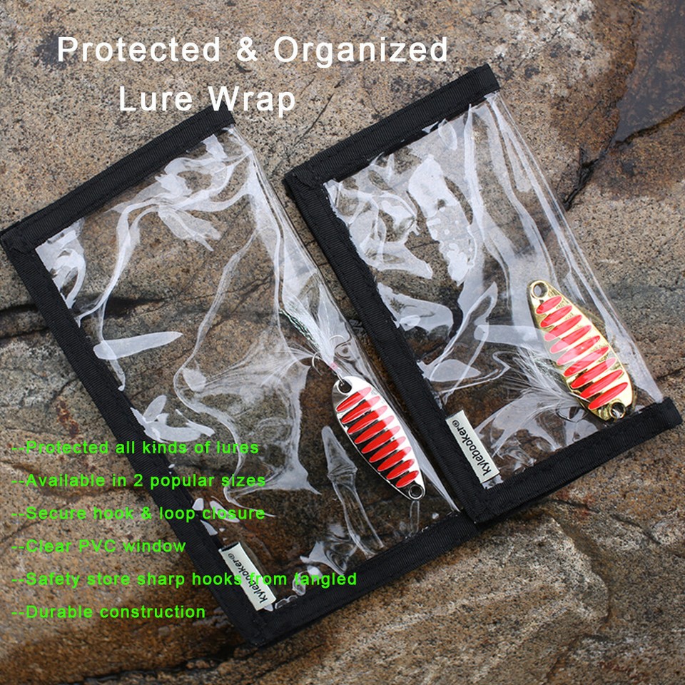 Fishing Lure Wraps includes 4 Pack lure cover, lure protector,Lure ...