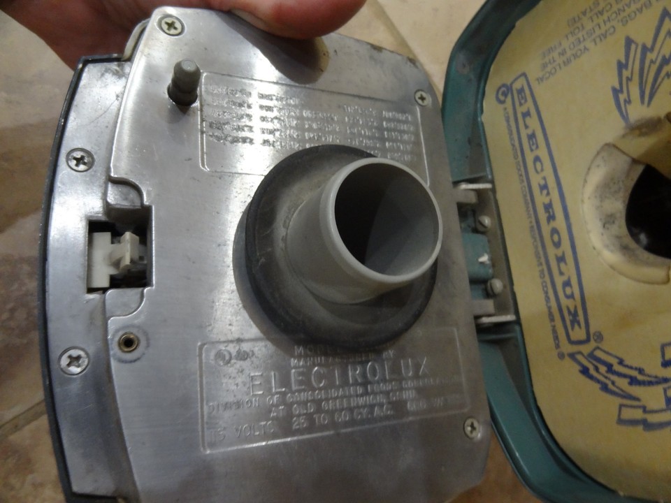 Vintage Electrolux 1205 Vacuum Cleaner w attachments great suction | eBay