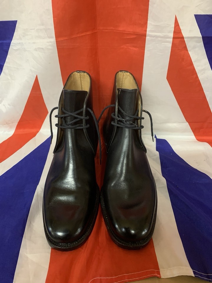 British Army Officers Dress Parade George Boots Size 6M With Spur Hole ...