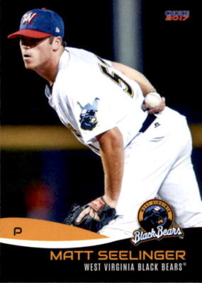 2017 West Virginia Black Bears Choice #24 Matt Seelinger Westbury New ...