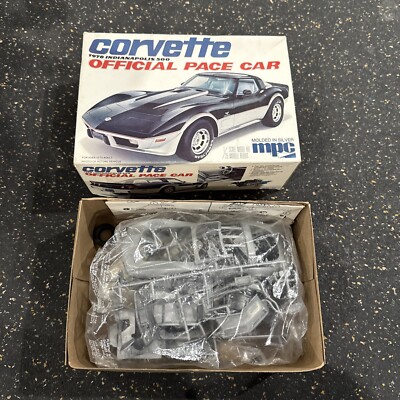 MPC 1978 INDY PACE CAR CORVETTE Complete Kit Open Box | eBay
