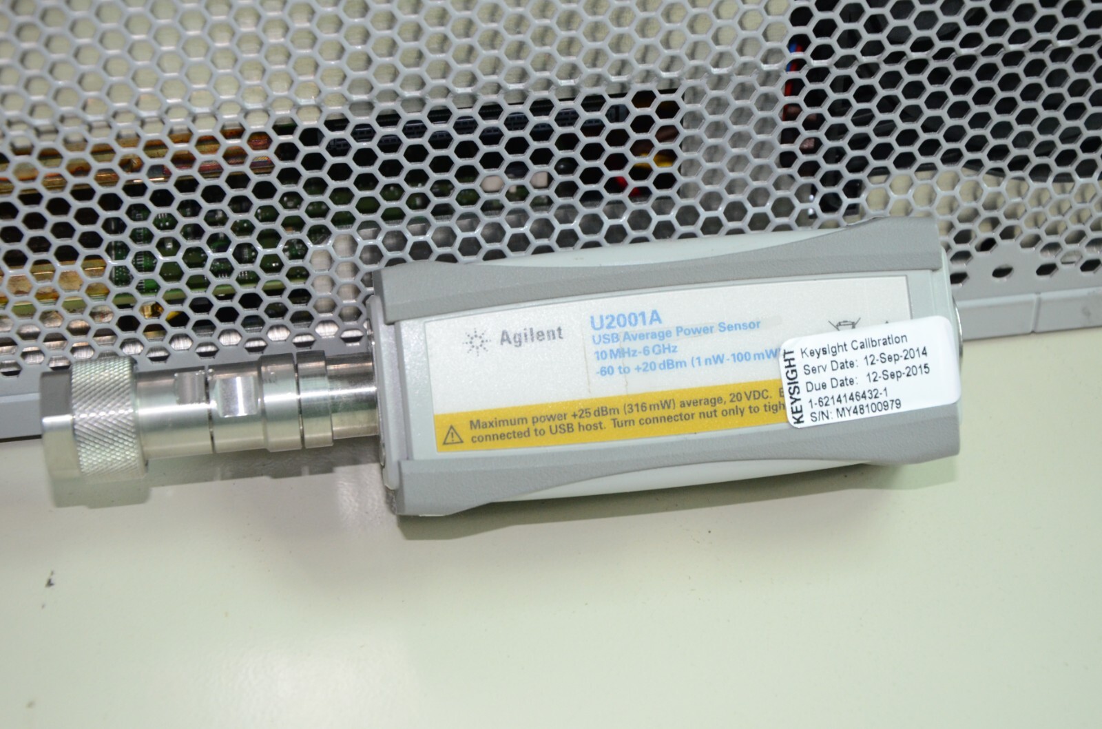 Agilent U2001A 10MHz to 6GHz USB RF OPT 100 Power Sensor for sale ...