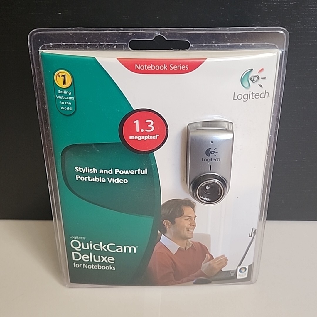 Logitech QuickCam Deluxe for Notebooks (960-000043) Sealed Cam - New, Free Ship! 97855044495 | eBay