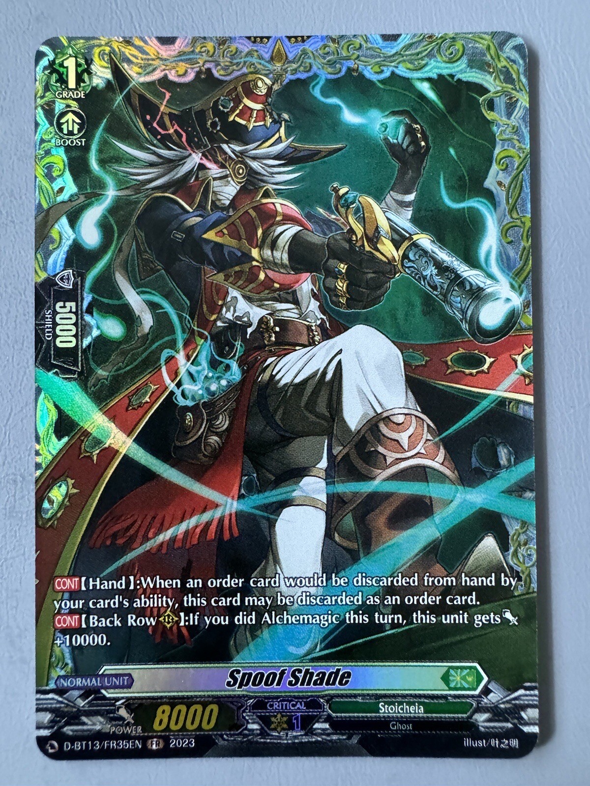 CARDFIGHT VANGUARD SPOOF SHADE (STOICHEIA GRADE 1) D-BT13/FR35EN FR | eBay