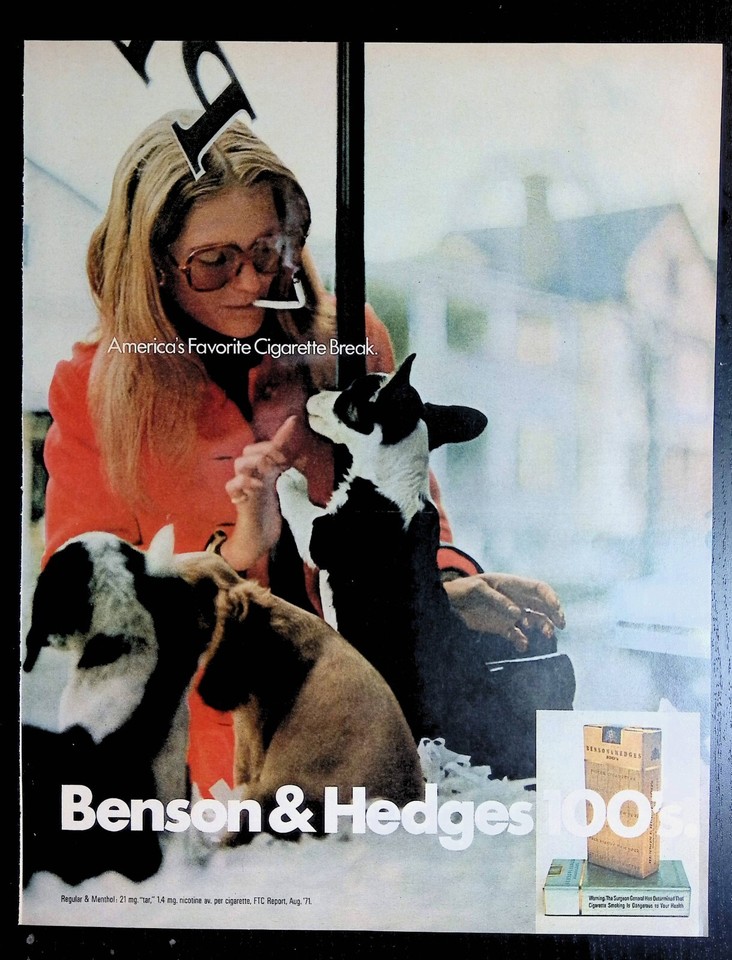 Print Ad 1960's Four Pretty Women Benson Hedges Hula Casino Car Makeup ...