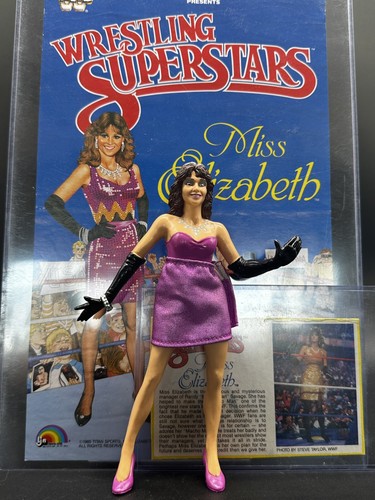 Miss Elizabeth WWF LJN mega rare PURPLE Skirt Variant With Poster And ...