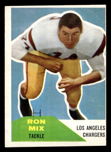 1960 Fleer #118 Ron Mix RC | eBay