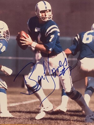 BERT JONES BALTIMORE COLTS AUTOGRAPHED SIGNED 8x10 LSU TIGERS COA #4 | eBay