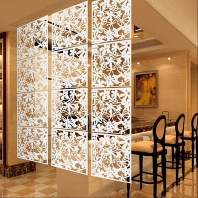 12x Hanging Room Divider PVC Panels Screen Partition Wall Living Room ...