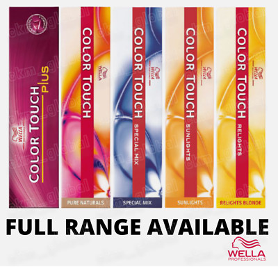 Wella Color Touch Colour Touch Plus Instamatics sunlights Relights FULL ...
