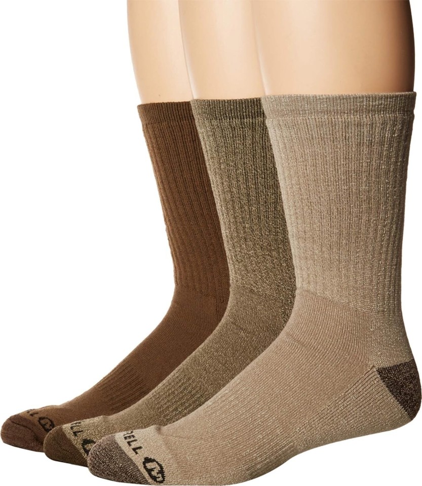 Wool Hiking Socks - 3 Pair Pack - Cushioned Sole & Arch Support | eBay