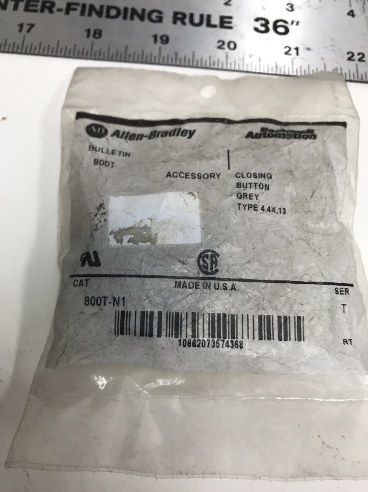 Allen Bradley 800T-N1 Closing Button Grey | eBay