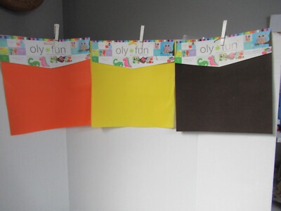Oly Fun Multi Purpose Craft Material 3PACK EACH HAS 3 Pieces 12” X 12 ...
