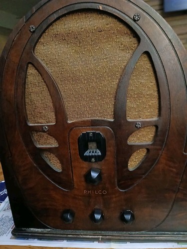 Philco Tube Radio Model 89 Vintage Wood Cathedral Cabinet | eBay