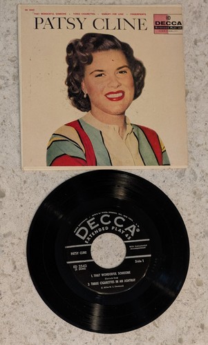 PATSY CLINE RARE DECCA LABLE EP COUNTRY ROCKABILLY THAT WONDERFUL ...