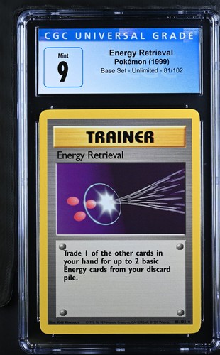 1999 Base Set #81/102 Energy Retrieval CGC 9 | eBay
