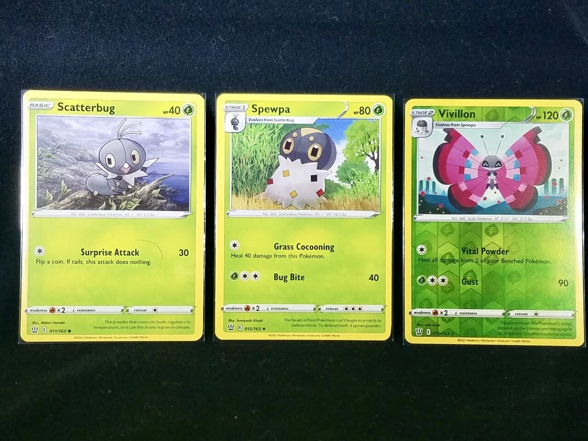 Pokemon Scatterbug Evolution