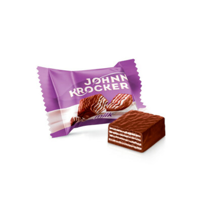 Ukrainian Sweets ROSHEN Wafer Chocolate Candy "Johnny Krocker" Milk ...
