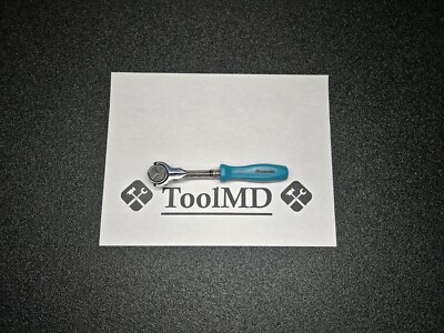 Snap-on Tools USA NEW TEAL 1/4" Hex Hard Grip Swivel Head Bit Ratchet ...