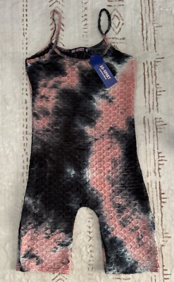 Medium AQ-Sport Sleeveless Tank Tie-Dye Romper Jumpsuit NWT | eBay