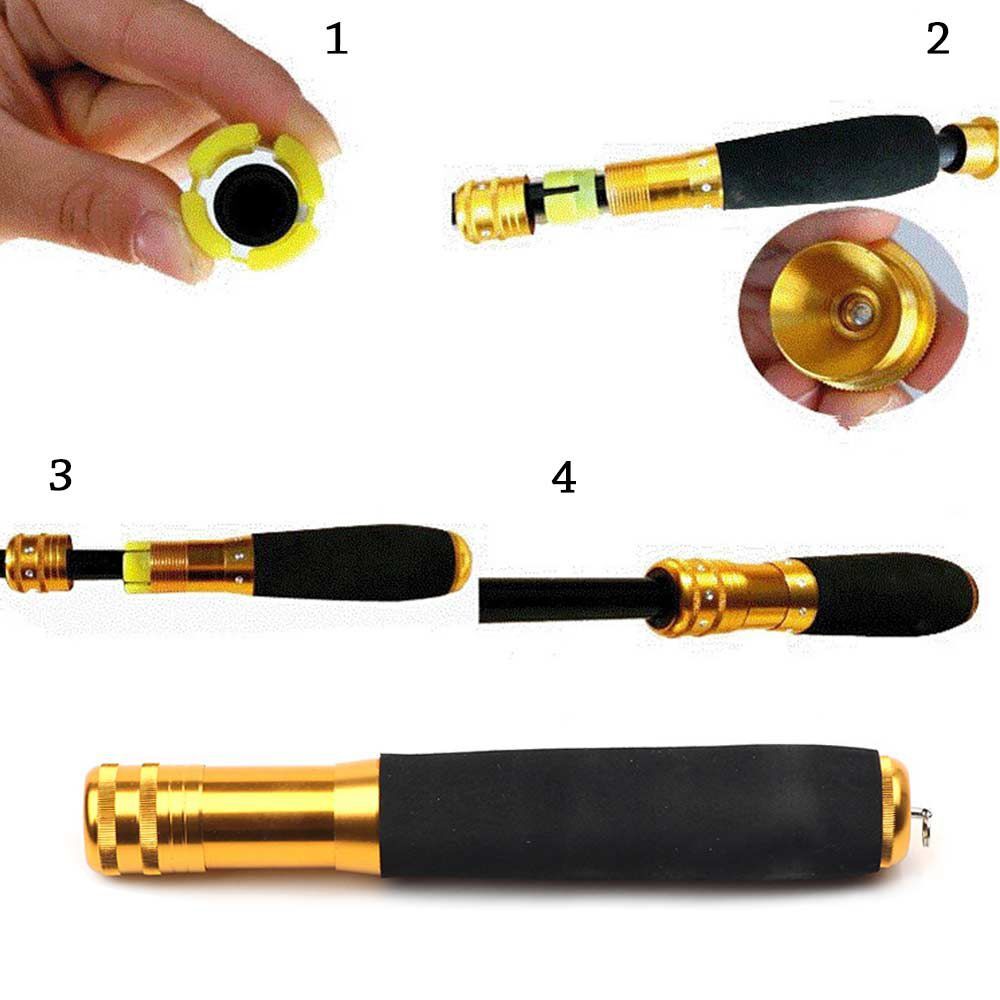 Universal Hand Pole Handle Fishing Rod Grip Change Handle Aluminum ...
